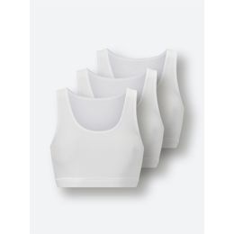 w&auml;schepur w&auml;schepur Damen Bustier mit breitem Unterbrustband, wei&szlig;, Gr&ouml;&szlig;e 36/38N-Gr