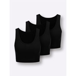 w&auml;schepur w&auml;schepur Damen Bustier mit breitem Unterbrustband, schwarz, Gr&ouml;&szlig;e 44/46N-Gr