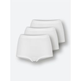 w&auml;schepur w&auml;schepur Damen Panty mit Komfortbund, wei&szlig;, Gr&ouml;&szlig;e 36/38