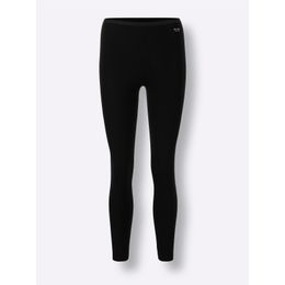 WITT Damen Funktionsleggings in atmungsaktiver Qualit&auml;t, schwarz, Gr&ouml;&szlig;e 38