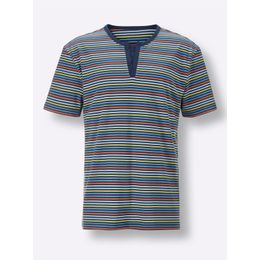 w&auml;schepur men Herren Shorty, dunkelblau-mittelblau-gestreift, Gr&ouml;&szlig;e 60/62