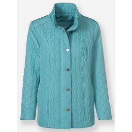 WITT Damen Steppjacke mit seitlichen Eins&auml;tzen, ozean, Gr&ouml;&szlig;e 46