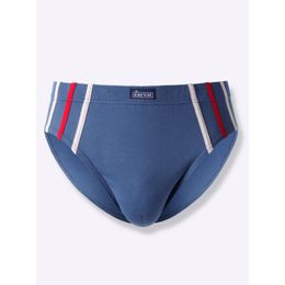 KINGsCLUB Herren Slip, 3x jeansblau + 2x himmelblau, Gr&ouml;&szlig;e 9