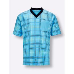 w&auml;schepur men Herren Shortys, aqua-bedruckt + aqua, Gr&ouml;&szlig;e 44/46