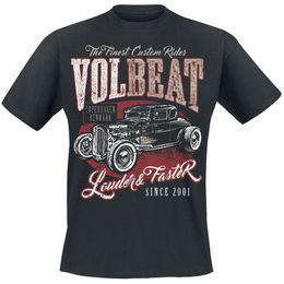 Volbeat Louder And Faster T-Shirt schwarz in 4XL