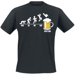 Alkohol & Party Bier Freitag T-Shirt schwarz in 4XL 482187_Gildan Softstyle