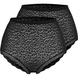 wäschepur Damen Taillenslip schwarz Größe 38