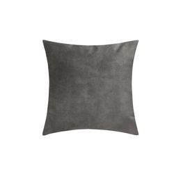 Jette Home Dekokissen Jette Patch - grau - Materialmix - 40 cm - Möbel Kraft