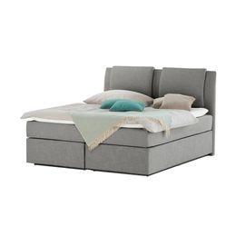 Wohnwert Boxspringbett Dormian Saman ¦ grau ¦ Maße (cm): B: 200 H: 127