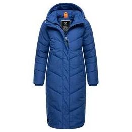 Wintermantel Ragwear "Suminka" Gr. M (38), blau, Damen, Außenmaterial: 100% Polyester, Innenfutter: 100% Polyester, Wattierung: 100% Polyester, Mäntel, Wasserdichter Damen Winter Steppmantel