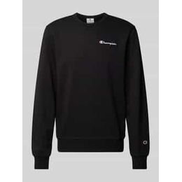 Champion Sweatshirt mit Label-Stitchings