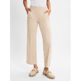 Rosner Hose Damen kariert, beige