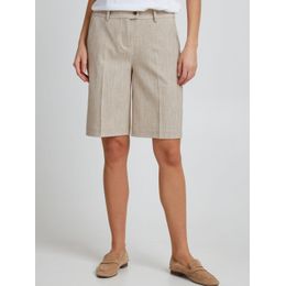 Fransa Shorts Damen, beige