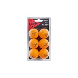 Dunlop TT BL 40+ Club Champ 6 Tabletennis Balls Orange