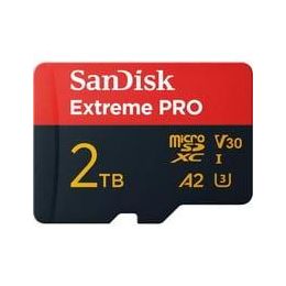 Sandisk Extreme PRO 2 TB microSDXC, Speicherkarte UHS-I U3, Class 10, V30, A2