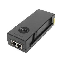 Digitus 10 Gigabit Ethernet PoE+ Injektor, 802.3at, 30 W, PoE-Injektor schwarz