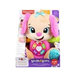 Fisher-Price Lernspa&szlig; Hundefreundin, Kuscheltier pink/hellbraun