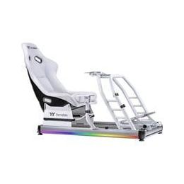 Thermaltake GR500 Snow Racing Simulator Cockpit, Sim Rig wei&szlig;
