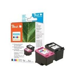 Peach Tinte SparPack PI300-659 kompatibel zu HP 302XL, F6U68A, F6U67A