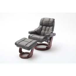 iNNoSeat by MCA + CALGARY XXL Relaxer 180 mit Hocker - versch. Ausführungen - schlamm walnuss