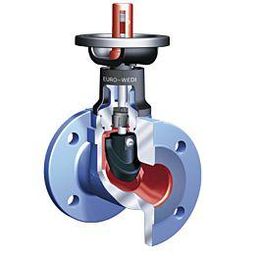 ARI Euro-Wedi Flanschen-Absperrventil 100700050-10 DN 50, PN 6 bis 120 GradC, wartungsfrei