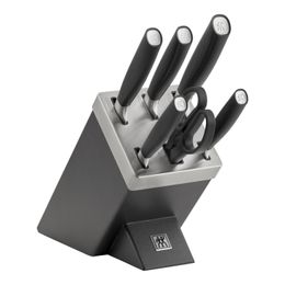 Zwilling All * Star 7-tlg, Messerblockset, Silber, Anthrazit