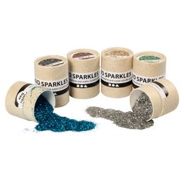Persen Verlag Bio-Glitter, 6 x 10 g - 6 Farben