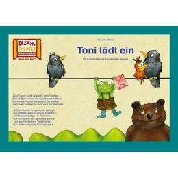 Hase und Igel Toni lädt ein / Kamishibai Bildkarten