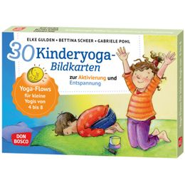 Don Bosco 30 Kinderyoga-Bildkarten zur Aktivierung und Entspannung