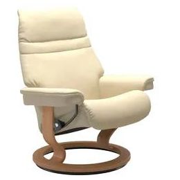 Relaxsessel stressless "Sunrise", beige (vanilla paloma), B:79cm H:103cm T:73cm, Leder BATICK: BATICK ist ein leicht korrigiertes, durchgefärbtes und genarbtes Möbelleder, bei dem die meisten Unebenheiten und Spuren in der Regel entfernt wurden., Leder PALOMA: PALOMA ist ein durchgefärbtes Semianilin-Möbelleder mit natürlicher Narbung., ROHLEDER Stoff Q2 FARON: Ein fester zuverlässiger Bouclu00e9 