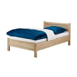 Möbel Kraft Futonbett - holzfarben - Materialmix - 128 cm - 87 cm - Möbel Kraft