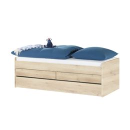 Möbel Kraft Duobett mit Stauraum Grow Up - holzfarben - Materialmix - 97 cm - 66 cm - Möbel Kraft