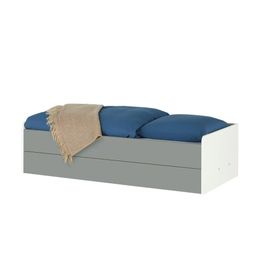 Möbel Kraft Stauraumbett Grow Up - grau - Materialmix - 127 cm - 54,5 cm - Möbel Kraft