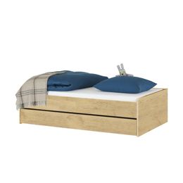 Möbel Kraft Duobett Grow Up - holzfarben - Materialmix - 97 cm - 54,5 cm - Möbel Kraft