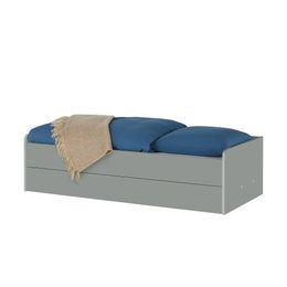 Möbel Kraft Stauraumbett Grow Up - grau - Materialmix - 97 cm - 54,5 cm - Möbel Kraft