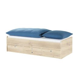 Möbel Kraft Schubkastenbett Grow Up - holzfarben - Materialmix - 127 cm - 54,5 cm - Möbel Kraft