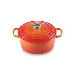 Le Creuset Bräter Rund 26cm Ofenrot SIGNATURE