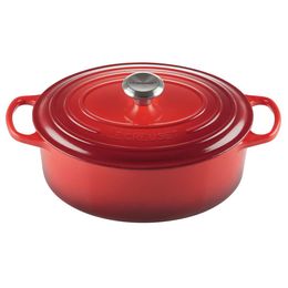 Le Creuset Bräter Oval 29cm Kirschrot SIGNATURE