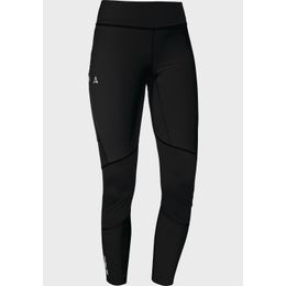 Schöffel Outdoorhose SCHÖFFEL "Tight Hestad L", Damen, Gr. 46, Normalgrößen, schwarz (9990, schwarz), Oberstoff : 78% Nylon 22% Elasthan Oberstoff Einsatz: 85% Nylon 15% Elasthan, sportlich, Hosen