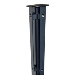 Fa-Bausysteme Eckzaunpfosten Anthrazit Abdeckschiene H&ouml;he: 1830 mm
