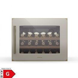 Klarstein Vinsider Victoria 28 Weink&uuml;hlschrank 28 Flaschen Touch UV-Schutz LED leise 2 Regale Creme 38 Flaschen 1 K&uuml;hlzone