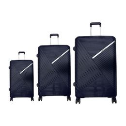 Leichtes Hartschalenkofferset 3-tlg. Koffer Set mit Doppel-R&auml;dern