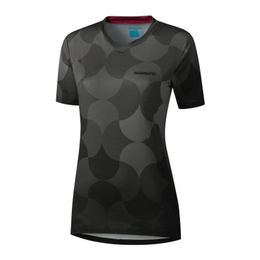Shimano W's SAIKO Short Sleeve Jersey, Black