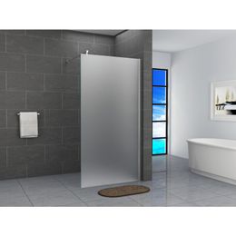 Fa-Bausysteme Walk-In Glas Dusche Vollsatiniert 140 cm