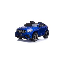 Moni Kinder Elektroauto Mercedes AMG GLC 63S, EVA-Reifen, Musik, Fernbedienung blau