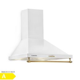 Klarstein Montblanc 60 Dunstabzugshaube 610m&sup3;/h 165W 2x1,5W LED Reling Wei&szlig;