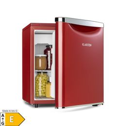 Klarstein Yummy K&uuml;hlschrank mit Gefrierfach 45 Liter 42dB Rot 45 Liter