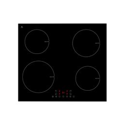 PKM Induktionskochfeld IN4B-3 G - Edelstahlrahmen, Glaskeramik, Booster, Timer