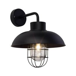 Brilliant Lampe Portland Außenwandleuchte hängend schwarz 1x A60, E27, 60W, geeignet für Normallampen (nicht enthalten) IP-Schutzart: 44 - spritzwassergeschützt