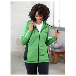 Trainingsjacke Catamaran, Damen, Gr. 52/54, grün (apfel), 92% Polyester, 8% Elasthan, unifarben, gemustert, mehrfarbig, Jacken